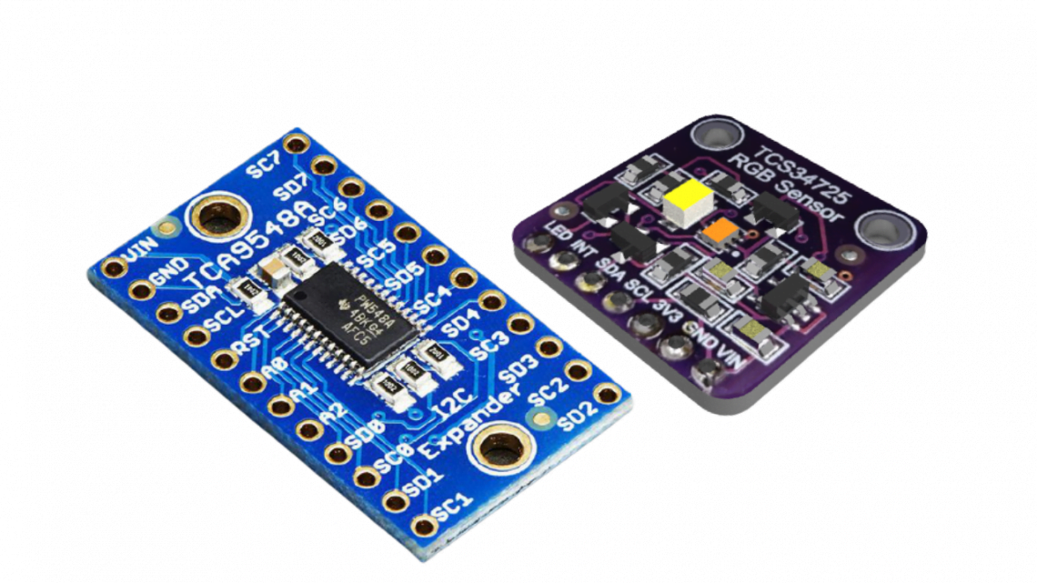 Mengakses 6 Sensor Warna TCS34725 Mengakses 6 Sensor Warna TCS34725